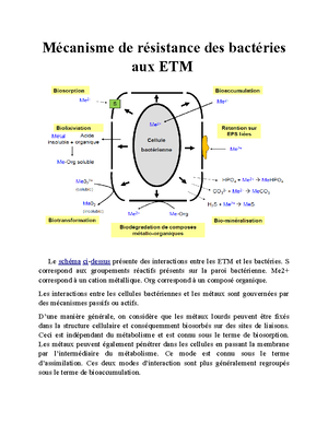 Spéciation des ETM - Spéciation des ETM dans la phase liquide du sol ...