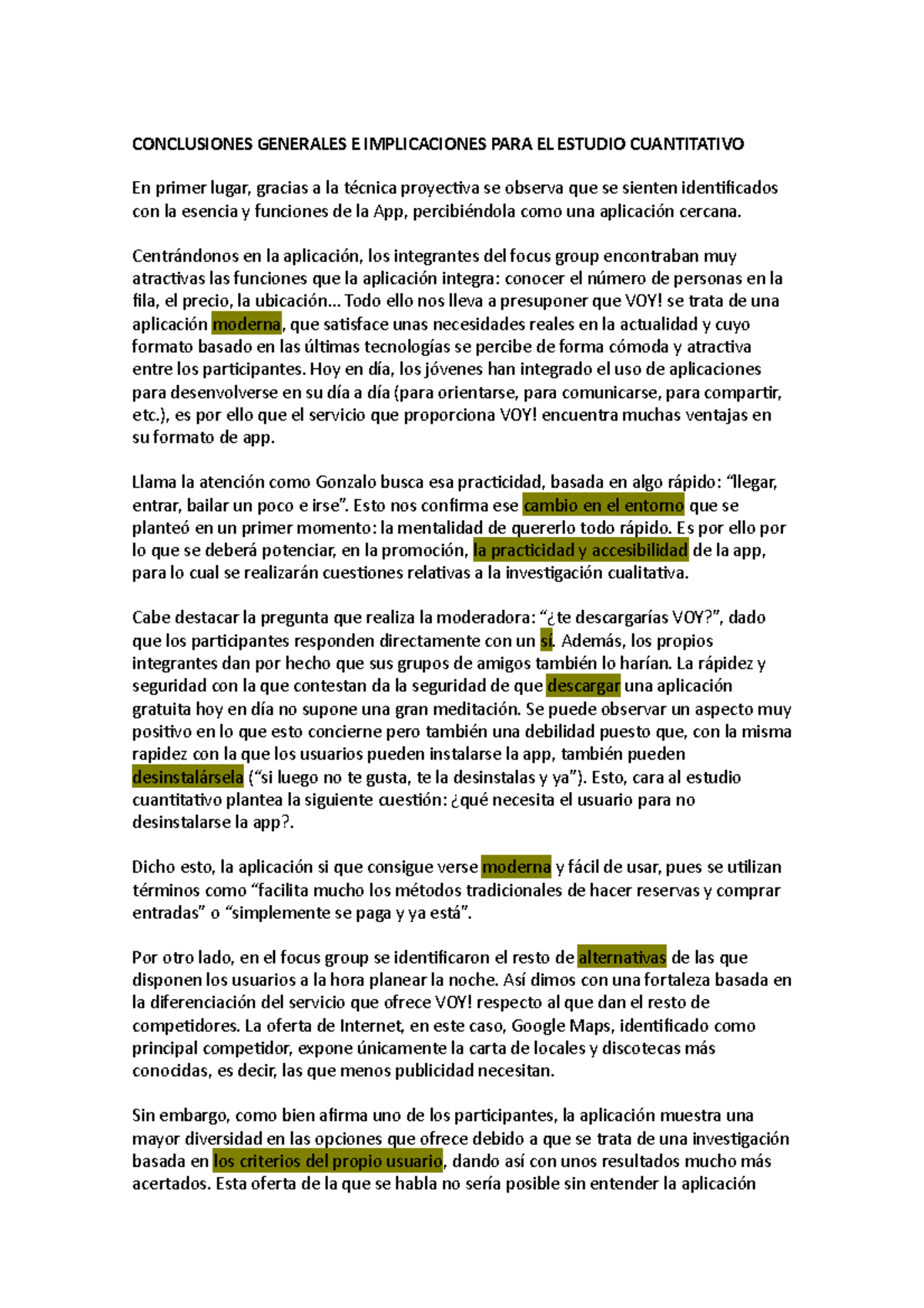 Conclusiones - CONCLUSIONES GENERALES E IMPLICACIONES PARA EL ESTUDIO ...