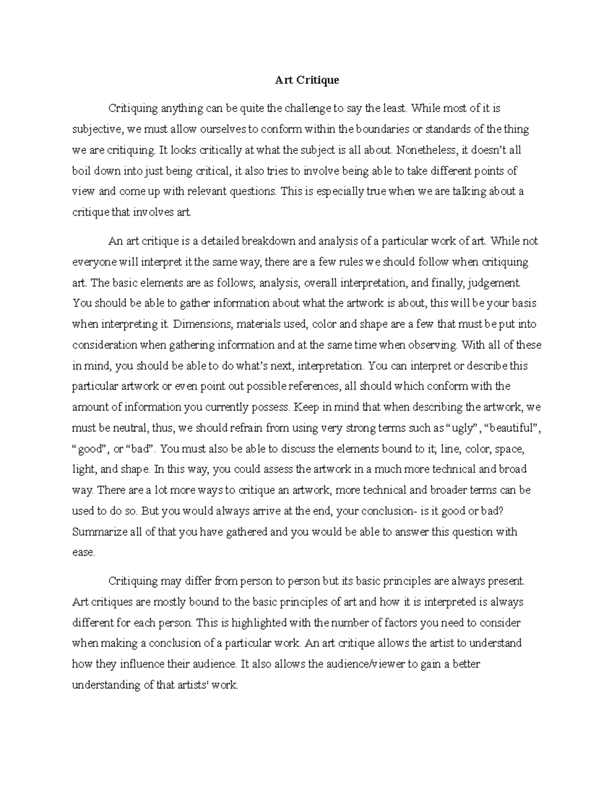 Art Critique - The first is the journal kept by Francisco Albo, a pilot ...