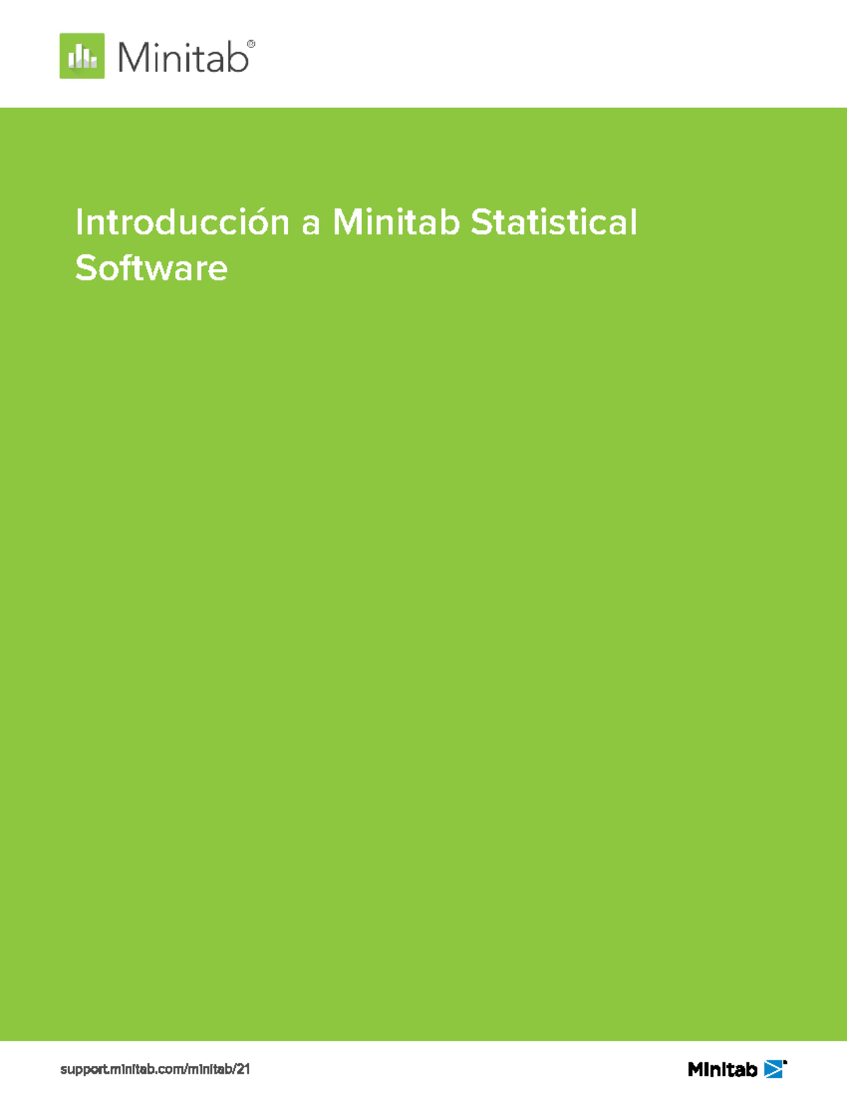 Minitab 21Getting Started ES - Introducción a Minitab Statistical ...