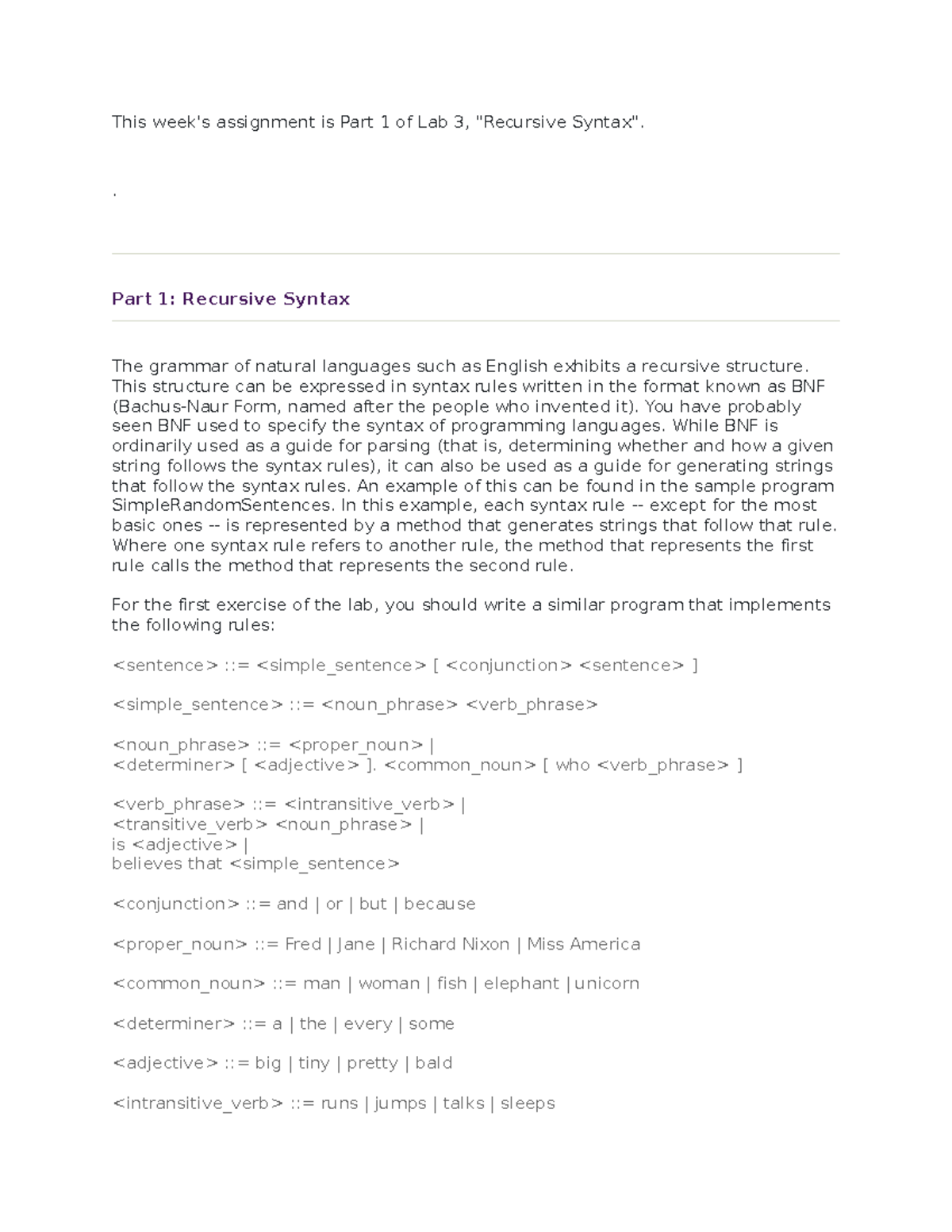 Cs1103 Assignment Unit 2 This Weeks Assignment Is Part 1 Of Lab 3