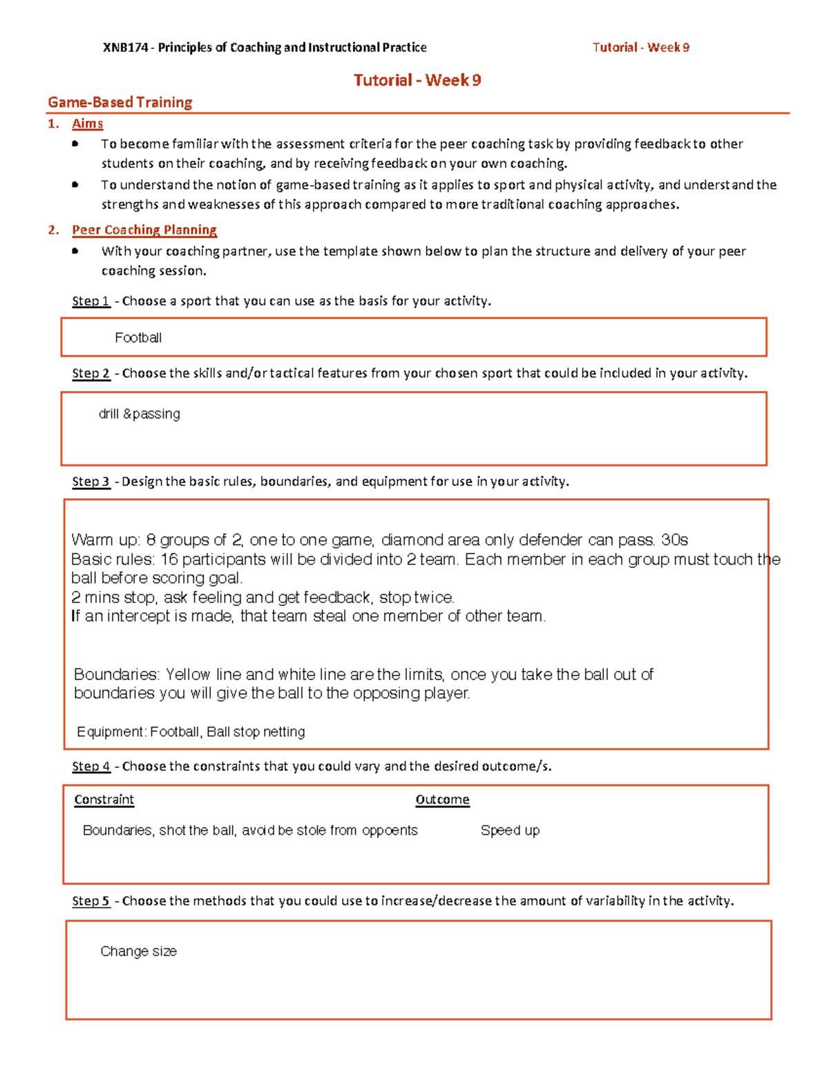 Wk 10 & wk9 assignment document empty document - Tutorial - Week 9 Game ...