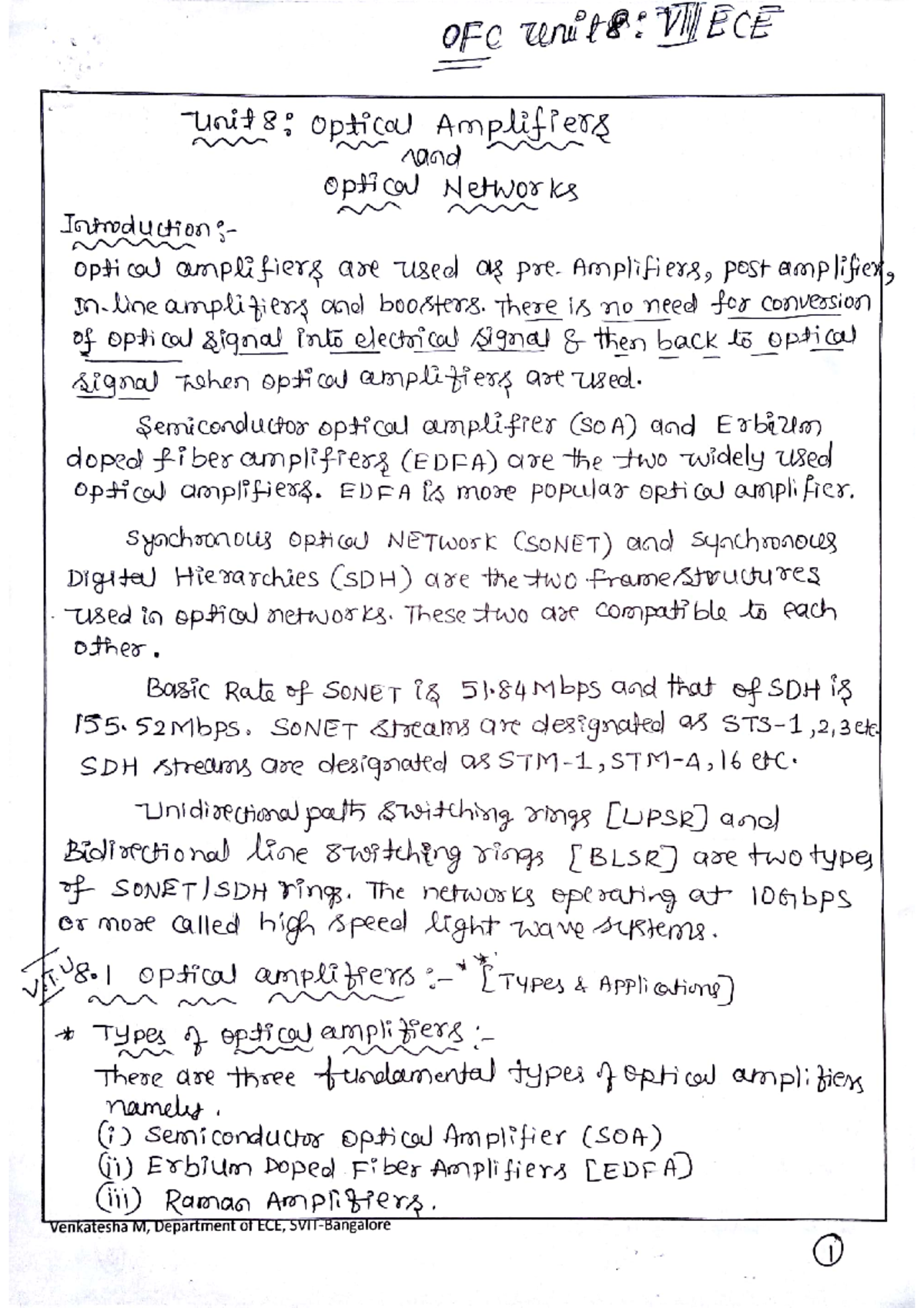 15ec82Module 5 - complete module notes with syllabus. - Fiber optic ...