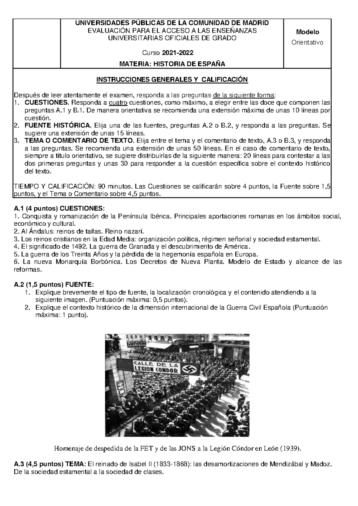 Modelo EVAU 2021-2022 - gfsgfsdfdsfsd - UNIVERSIDADES PÚBLICAS DE LA COMUNIDAD DE MADRID ...