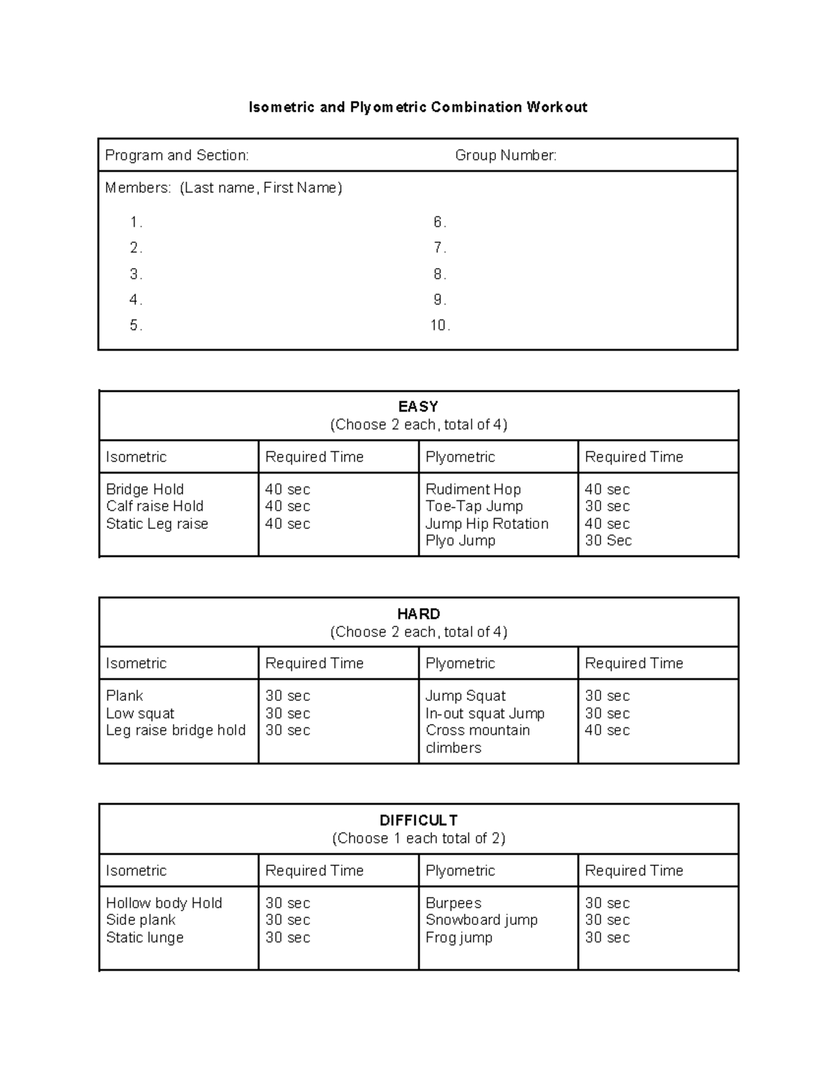 Isometric and Plyometric Combination Workout (1)-1 - Isometric and ...