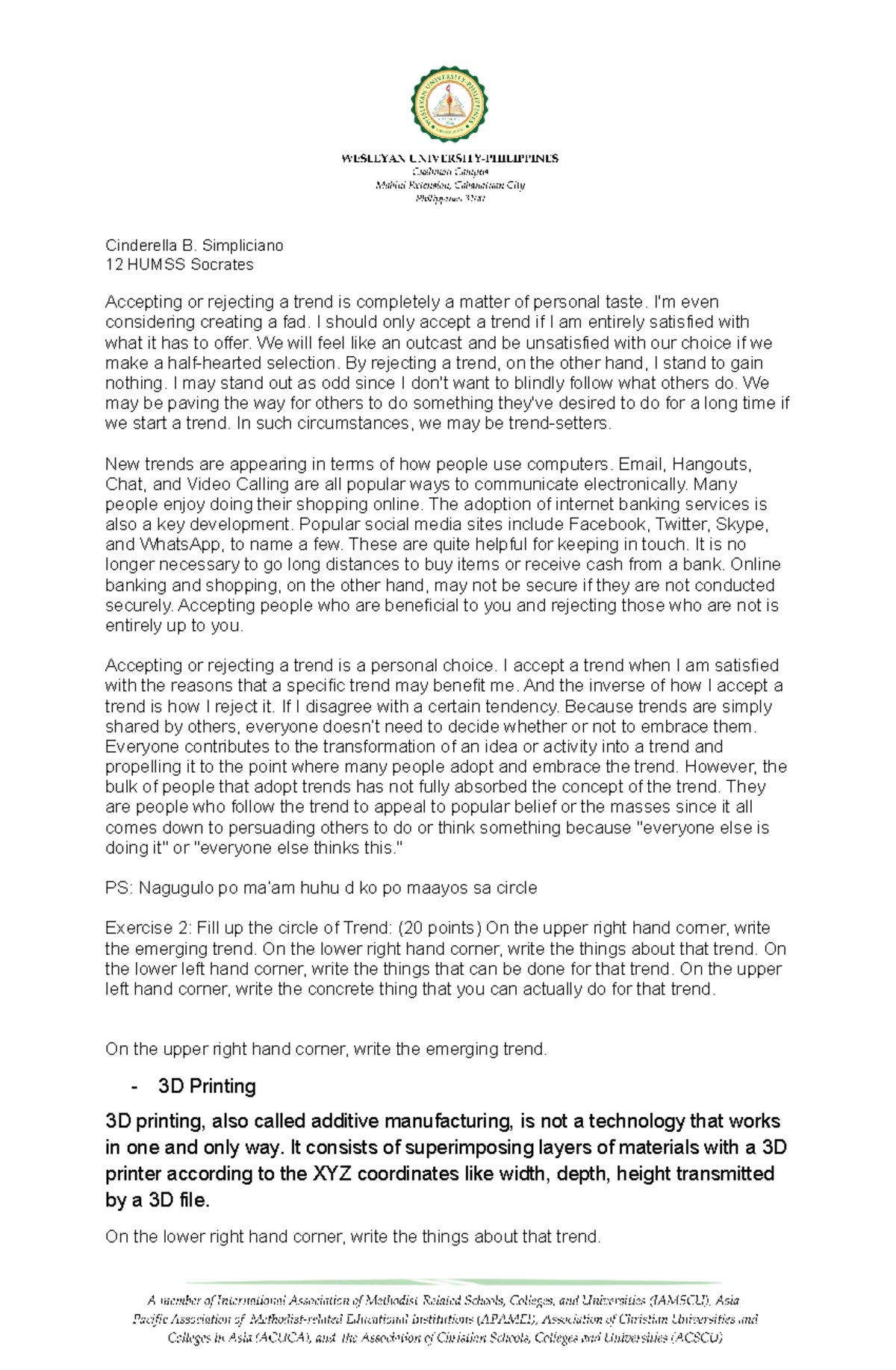 How do i accept or reject a trend- Simpliciano - Cinderella B ...