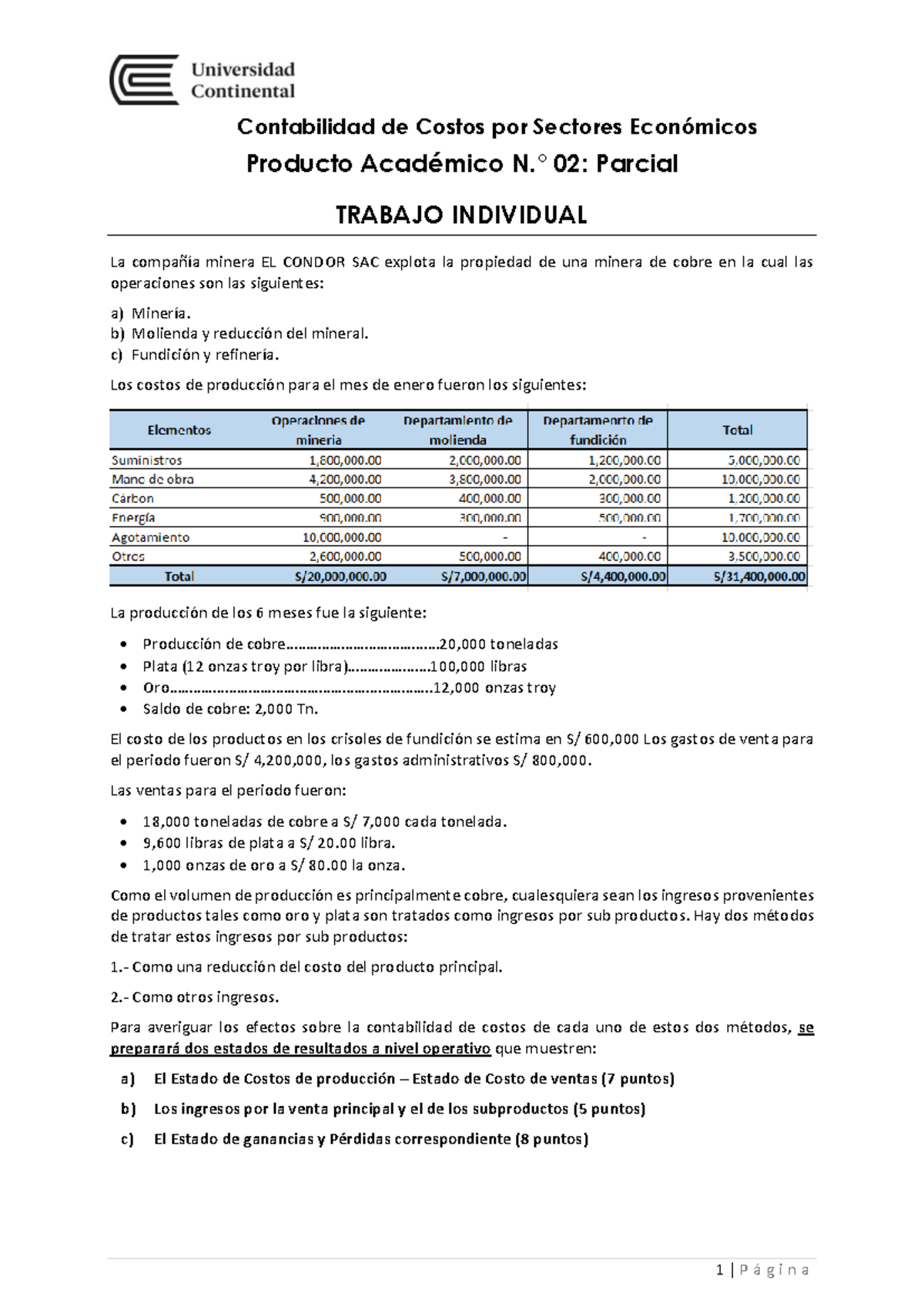 PA2 Contabilidad de Costos por Sectores Económicos - 1 | P á g i n a ...