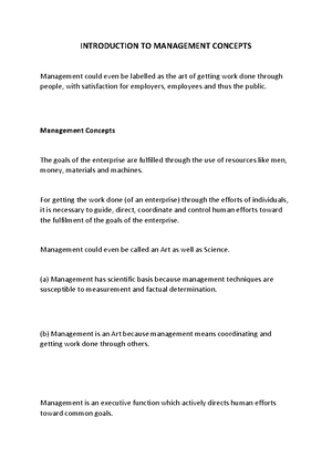 Process OF Management - PROCESS OF MANAGEMENT The logic of the ...