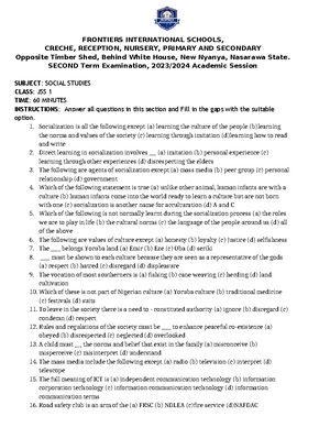 Inti Sci June 2017 P2 - The documents attached are CSEC past papers for ...