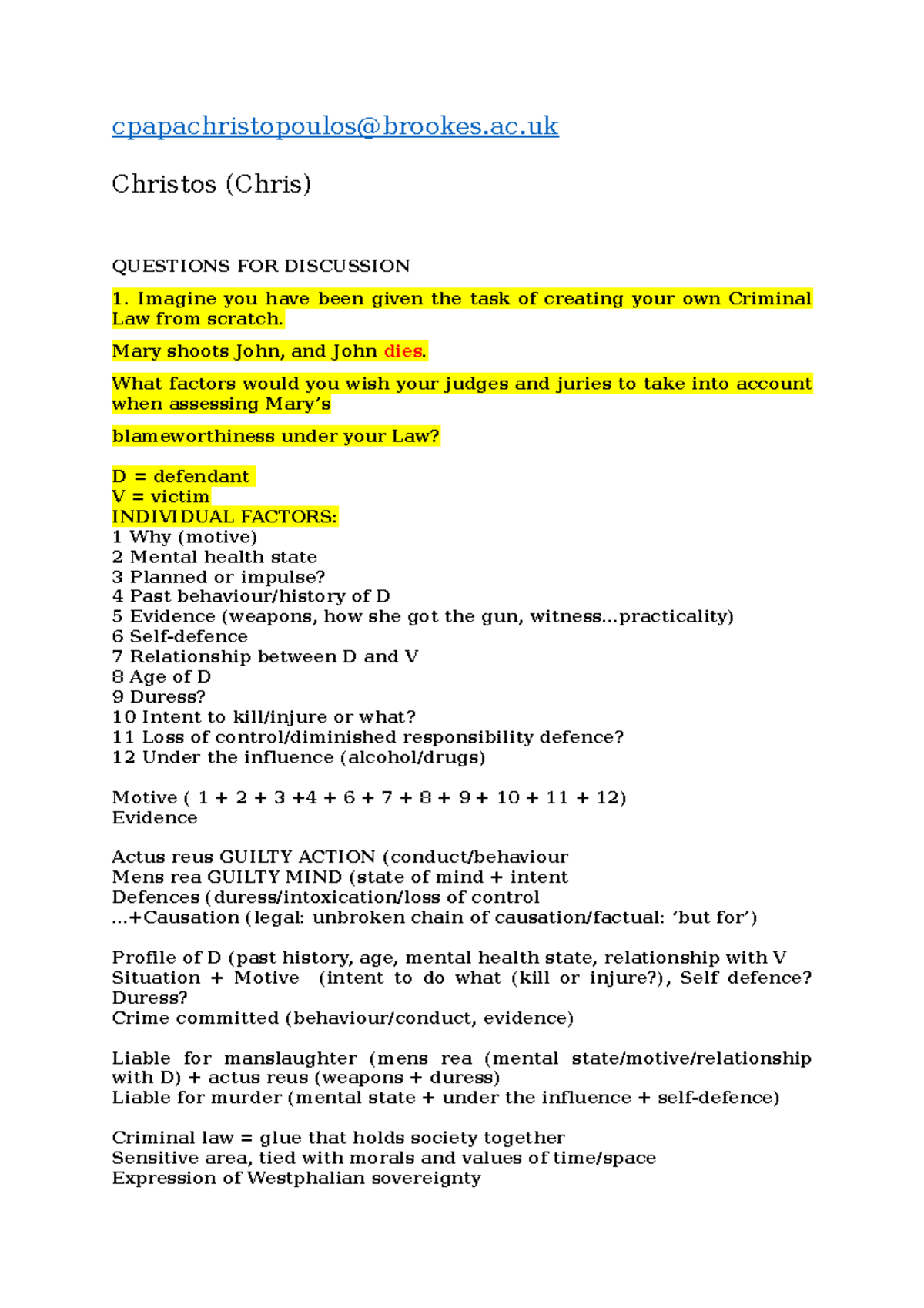 Seminar Notes - CPs Seminar Week 2 - cpapachristopoulos@brookes.ac ...