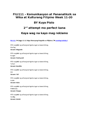 Prog 111 week 11 20 exams,quizzes - PROGRAMMING GRADE 11 (PROG-111 ...