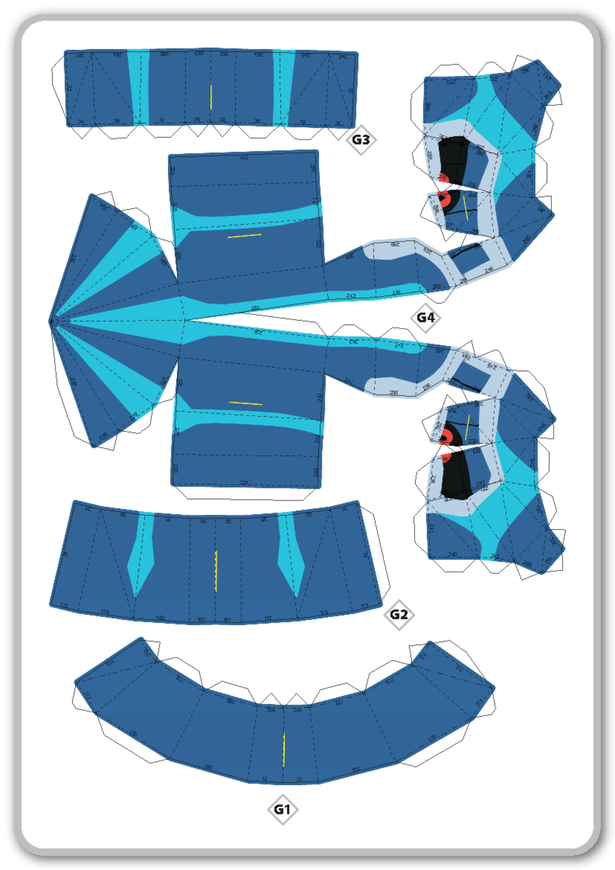Dialga-papercraft - asdfdedosoclvlv - ####### J ####### J ####### J D ...