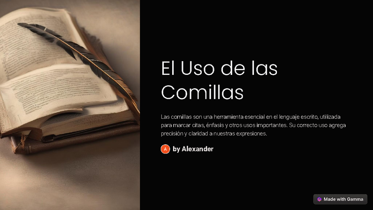 El Uso de las Comillas - El Uso de las Comillas Las comillas son una ...