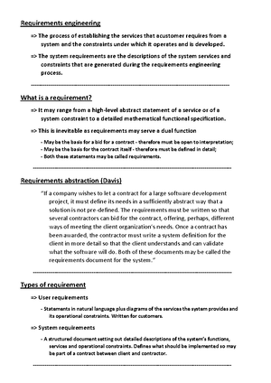Software Engineering 9 Solutions Manual for SE - Software Engineering 9 – Solutions Manual 1 ...