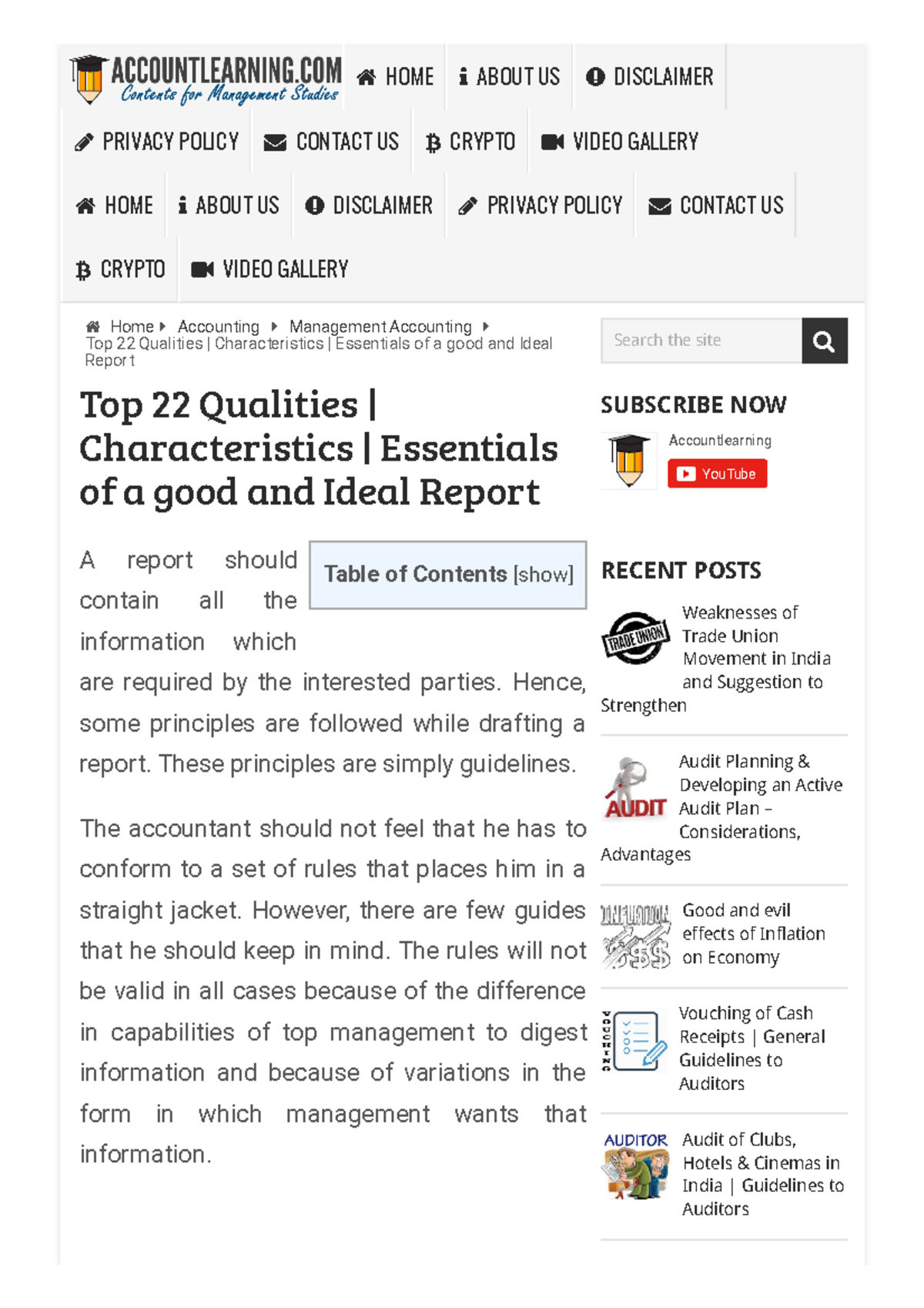 Top 22 Qualities Characteristics Essentials Of A Good Report top-22-qualities-characteristics-essentials-of-a-good-report