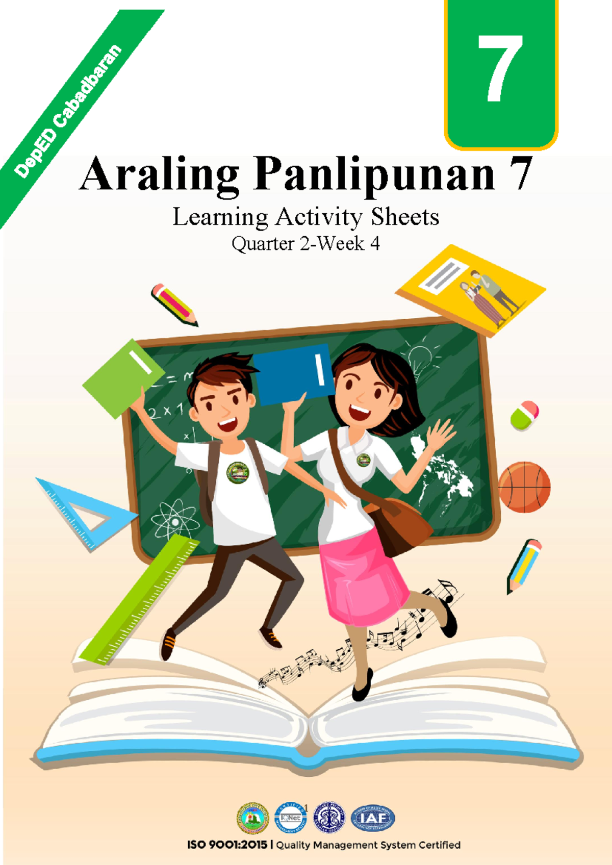 AP 7 LAS Q2 WEEK 4 - 7 Araling Panlipunan 7 Learning Activity Sheets ...