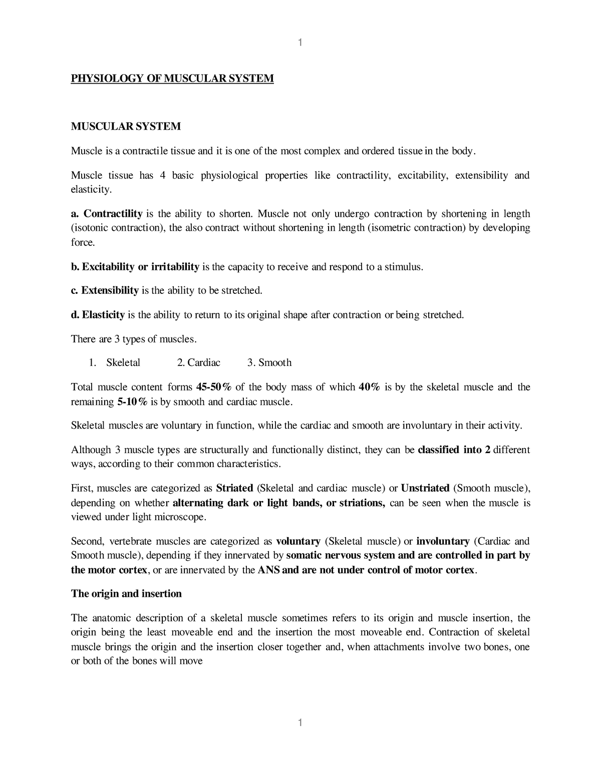 Muscle physiology - Warning: Error during font loading: XMLHttpRequest is not defined Warning ...