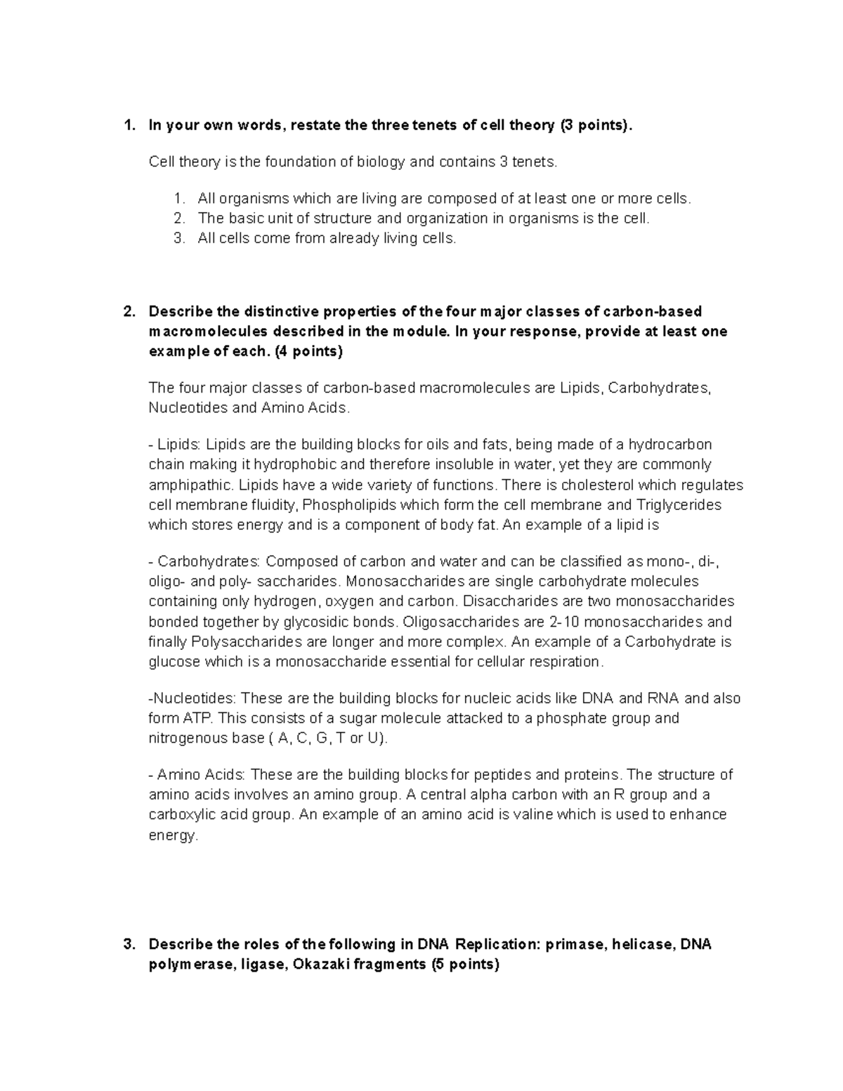 Lily Gallinger- Learning Outcome Assignment 1 PHGY 170 - In your own ...