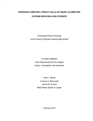 Computer systems servicing - MODULE CONTENT UNIT OF COMPETENCY : Set-up ...