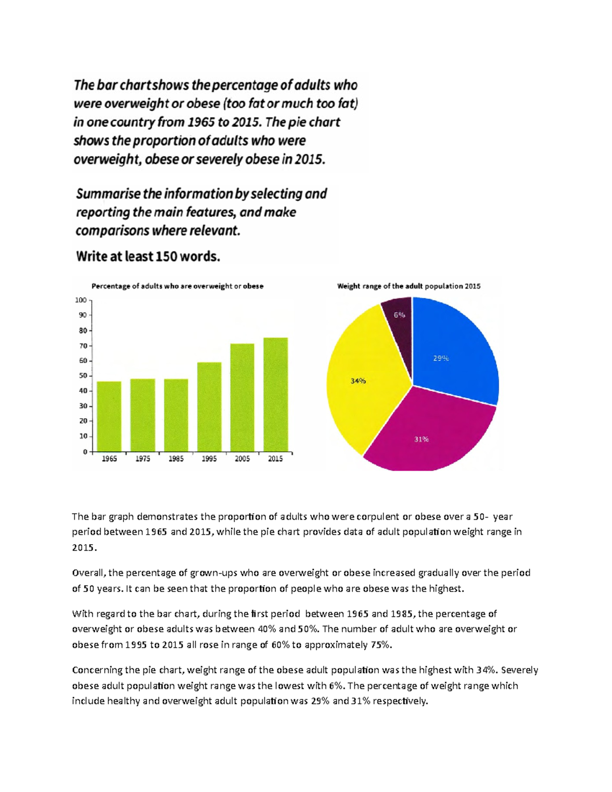 Exercise - Describing mixed graphs improvement - The bar graph ...