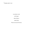 AFT 2 - WGU - Accreditation Audit - Studocu