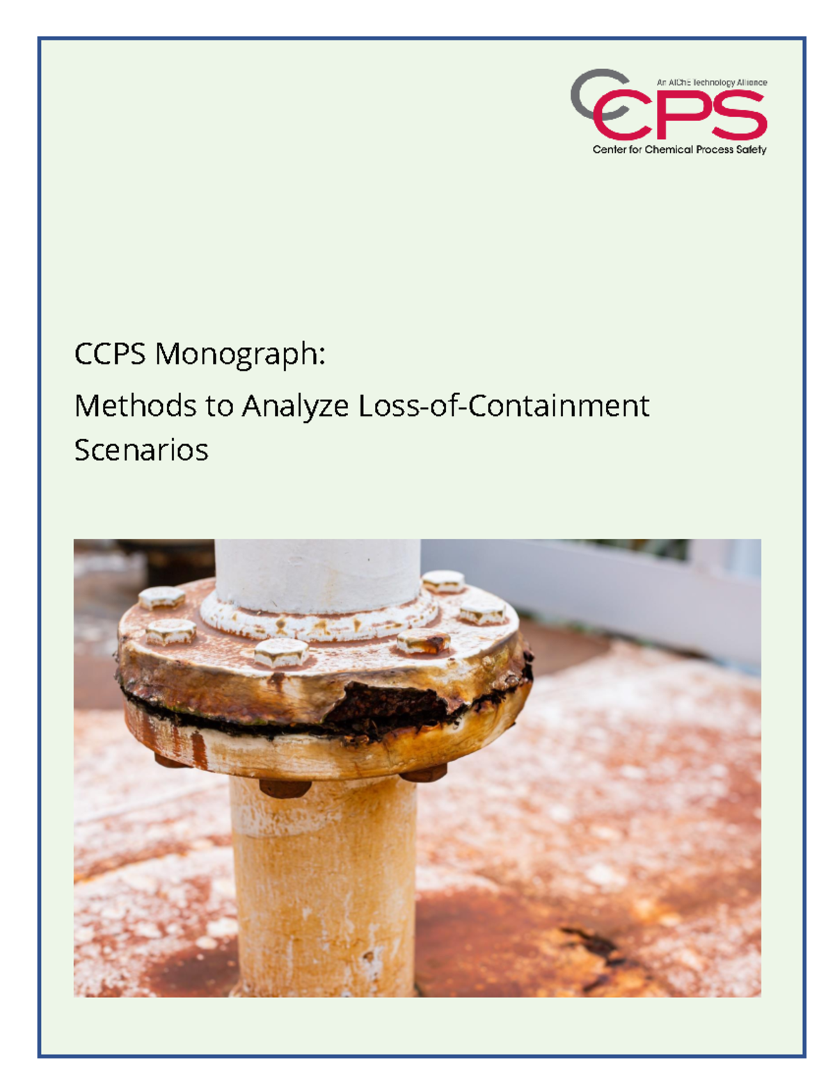 CCPS 1686840701 - CCPS Monograph: Methods to Analyze Loss-of ...
