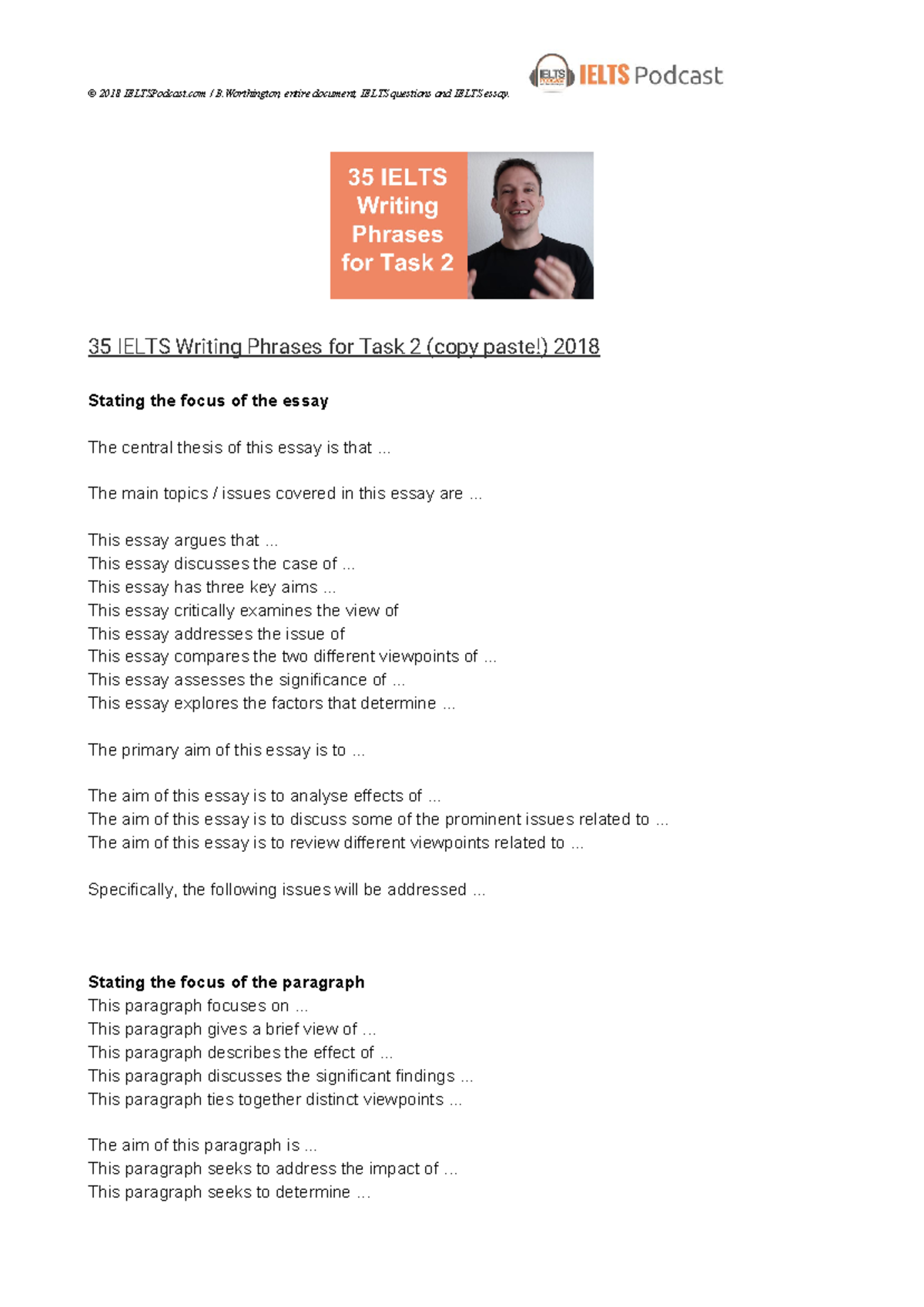 35 Ielts writing phrases copy paste - 35 IELTS Writing Phrases for Task ...