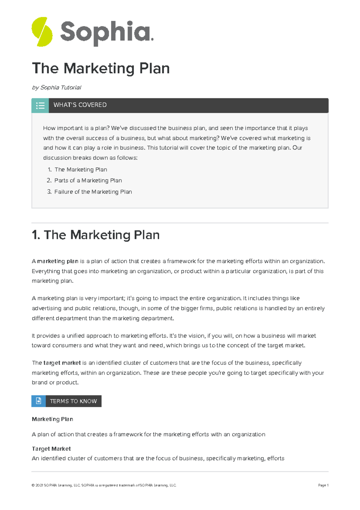 The marketing plan 4 - Challenge 2 Unit notes - The Marketing Plan by ...