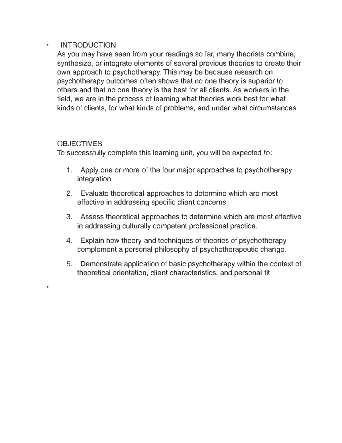 Blank 6 - Instructions to assignment - • INTRODUCTION As you may have ...