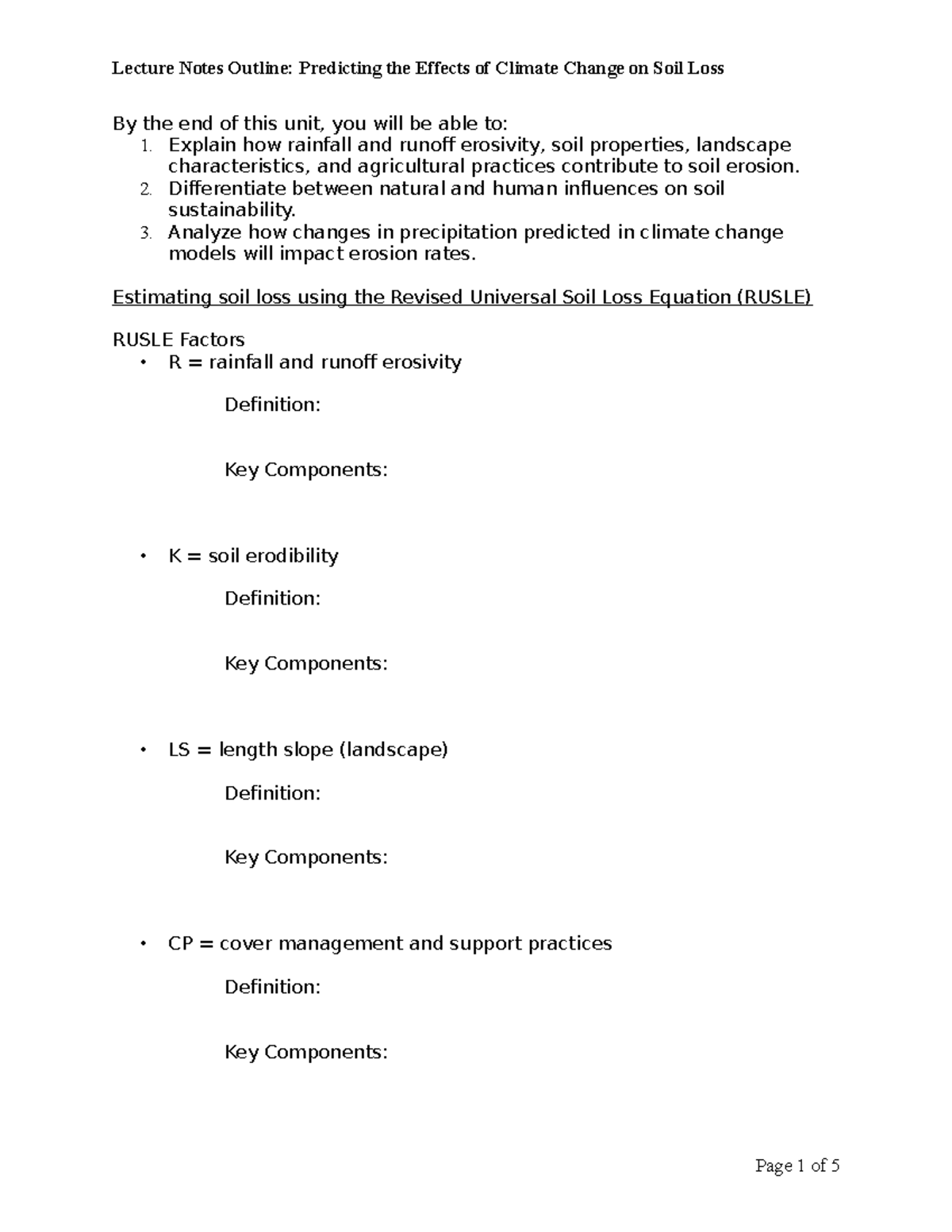 Ww - Lecture notes for csu history - By the end of this unit, you will ...