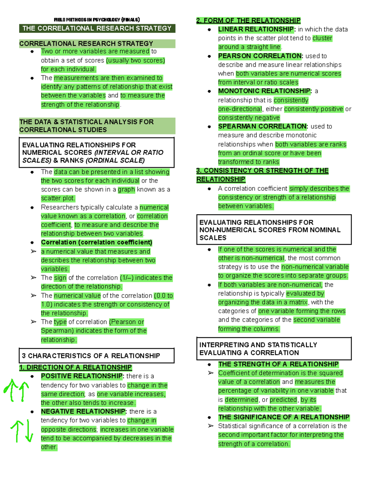 Field Methods in Psychology (Finals) - FIELD METHODS IN PSYCHOLOGY ...