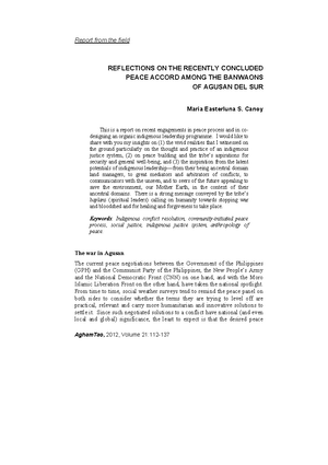 Folk Narratives of the Kamayo - SDSSU Multidisiciplinary Research ...