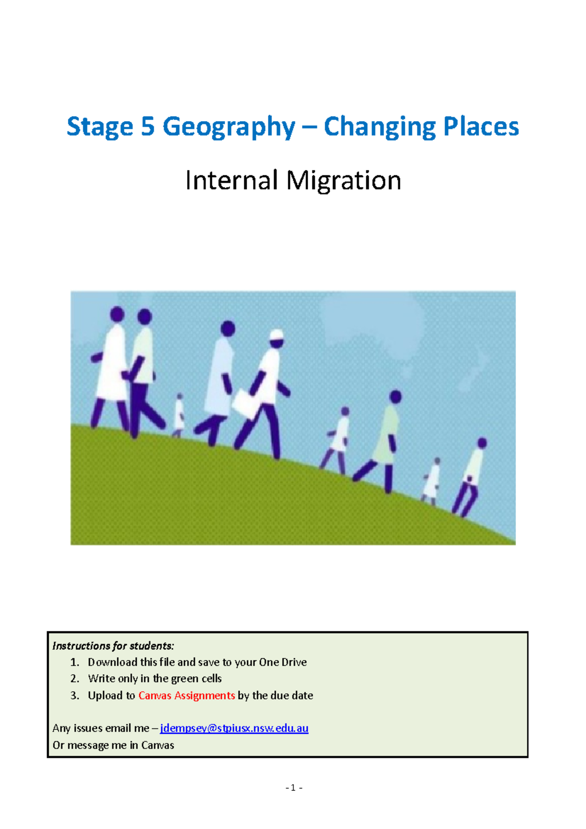 Internal Migration 2021 - Stage 5 Geography – Changing Places Internal ...