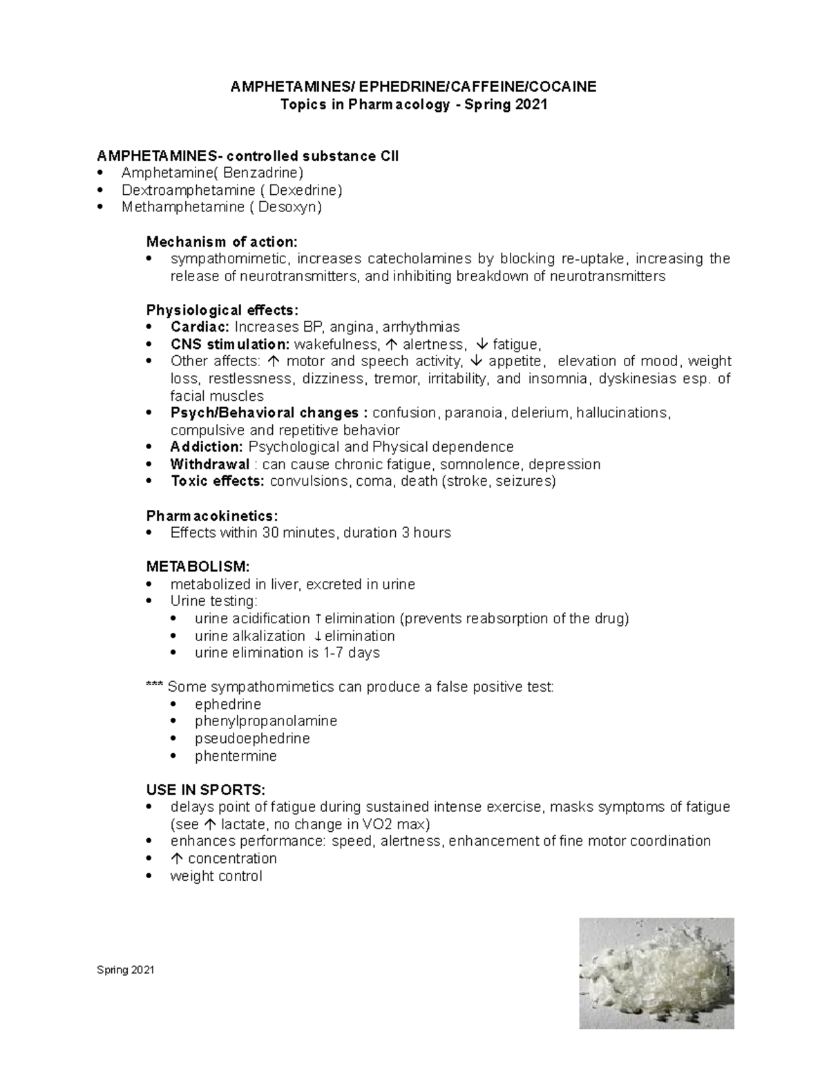 Amphet-Cocaine-Ephedrine AT17 2021 - AMPHETAMINES/ EPHEDRINE/CAFFEINE ...