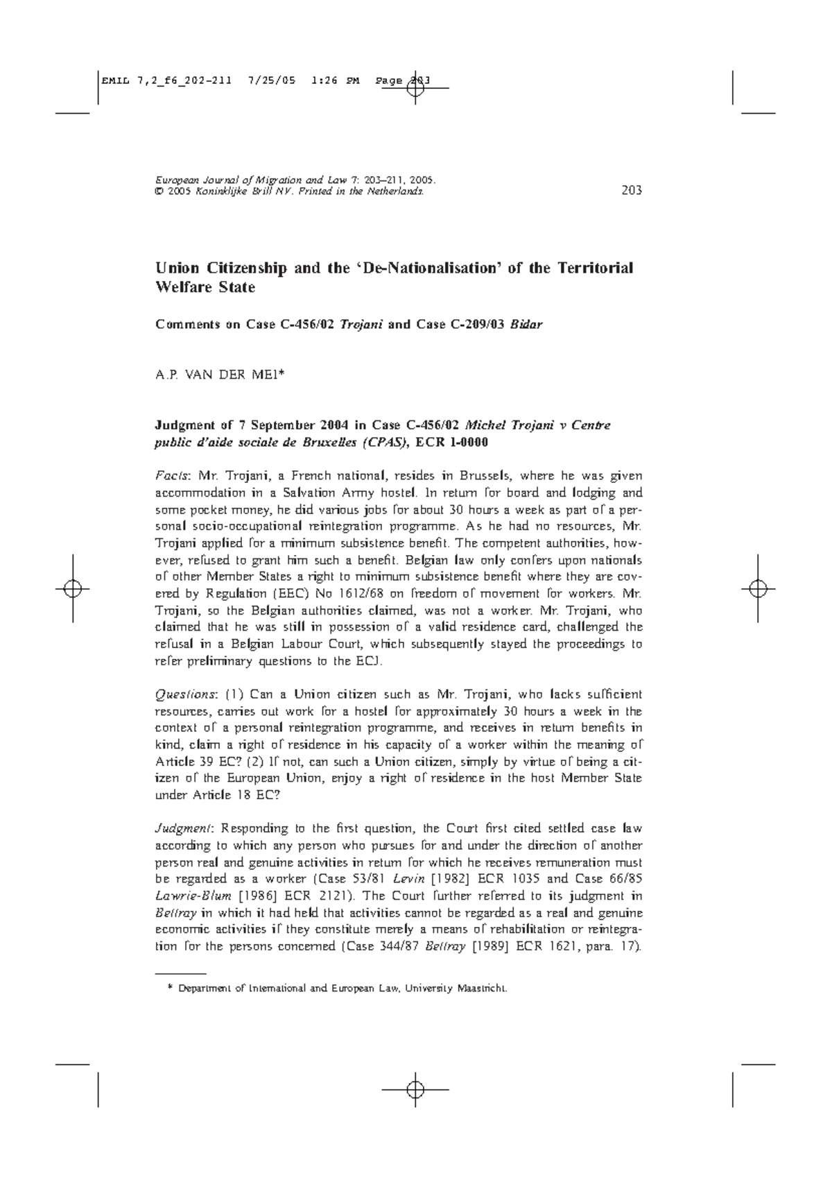 Journals emil 7 2 article-p203 6-preview - European Journal of ...
