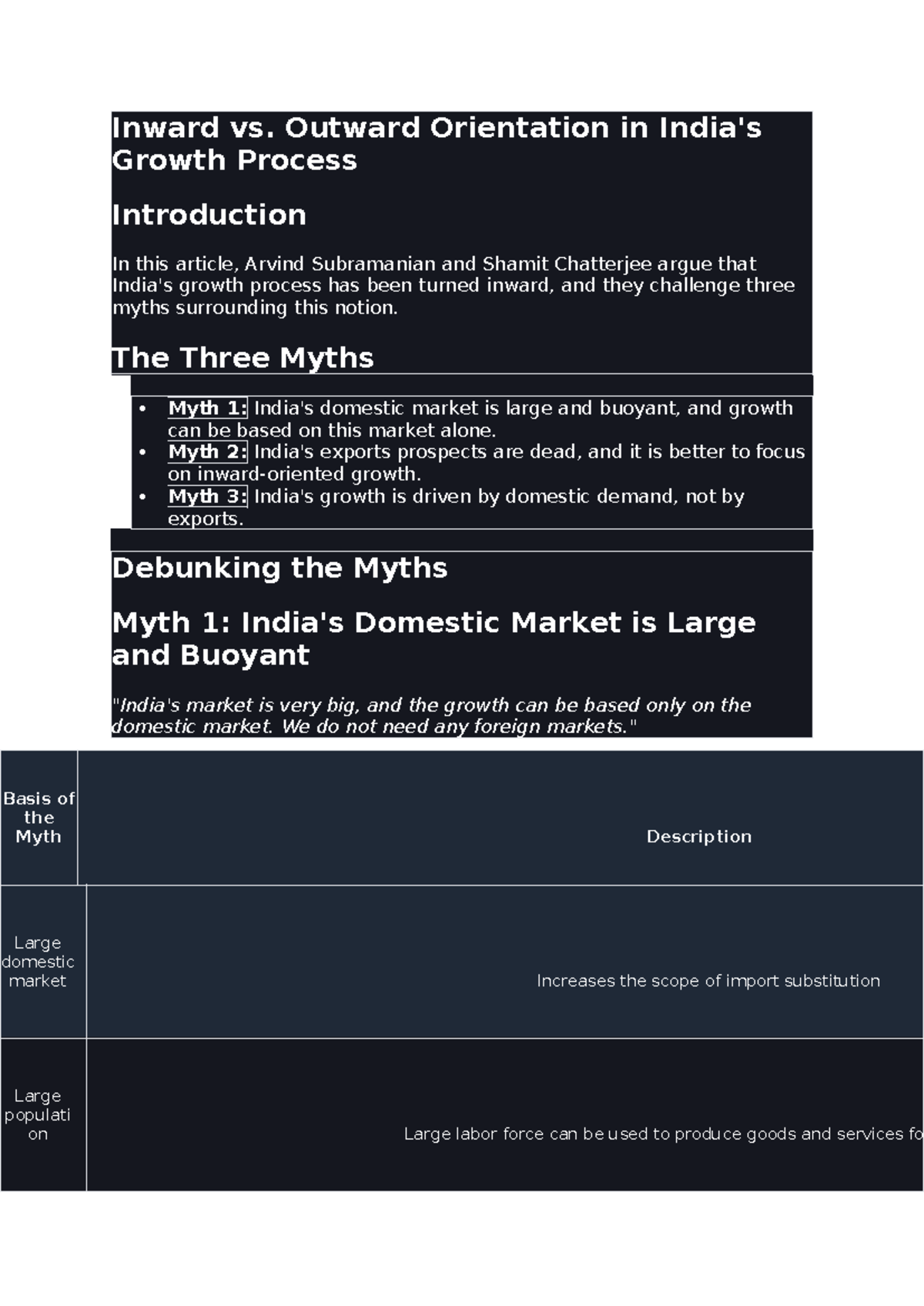 IE2_ 3 myths explantion - Inward vs. Outward Orientation in India's ...