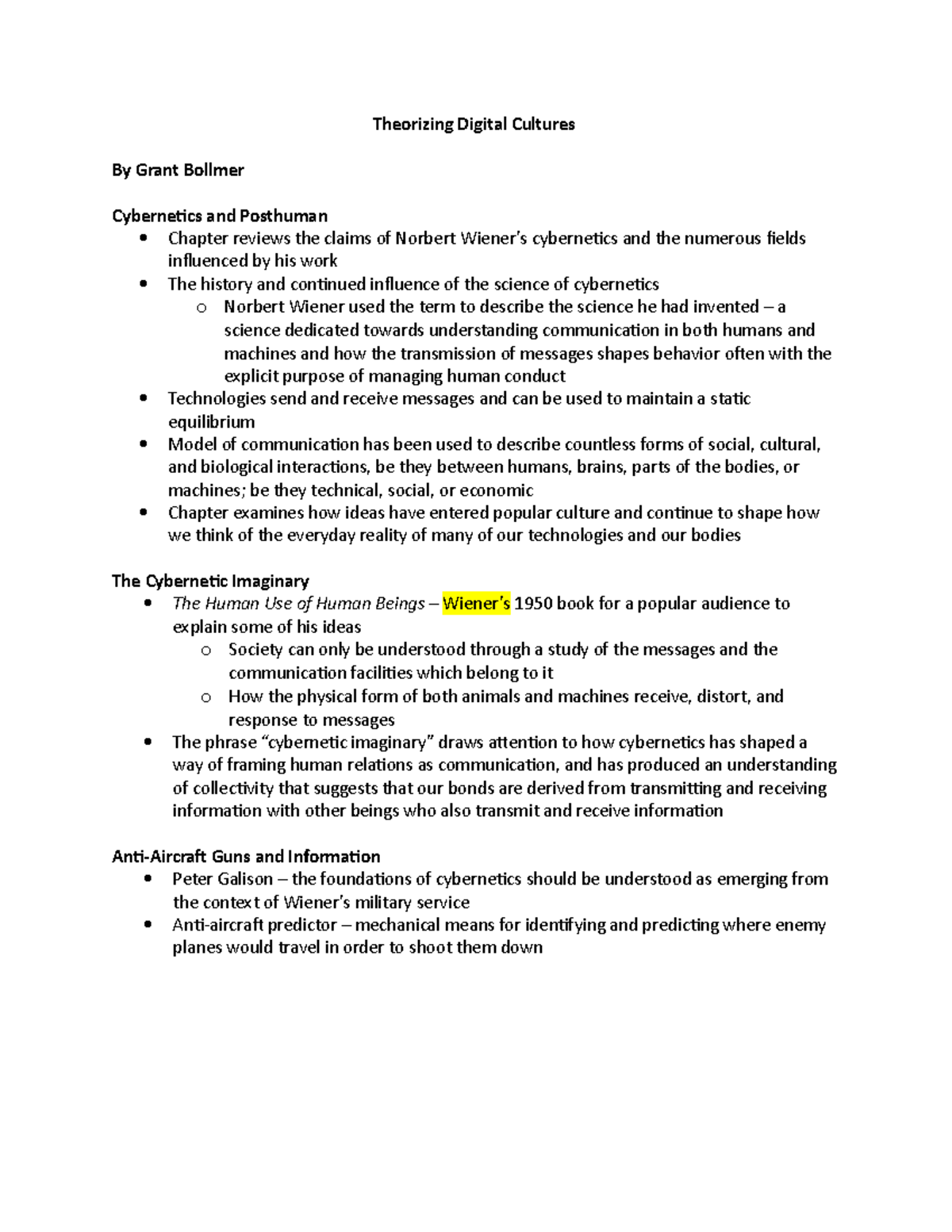 Theorizing Digital Cultures - Key Points - Theorizing Digital Cultures ...