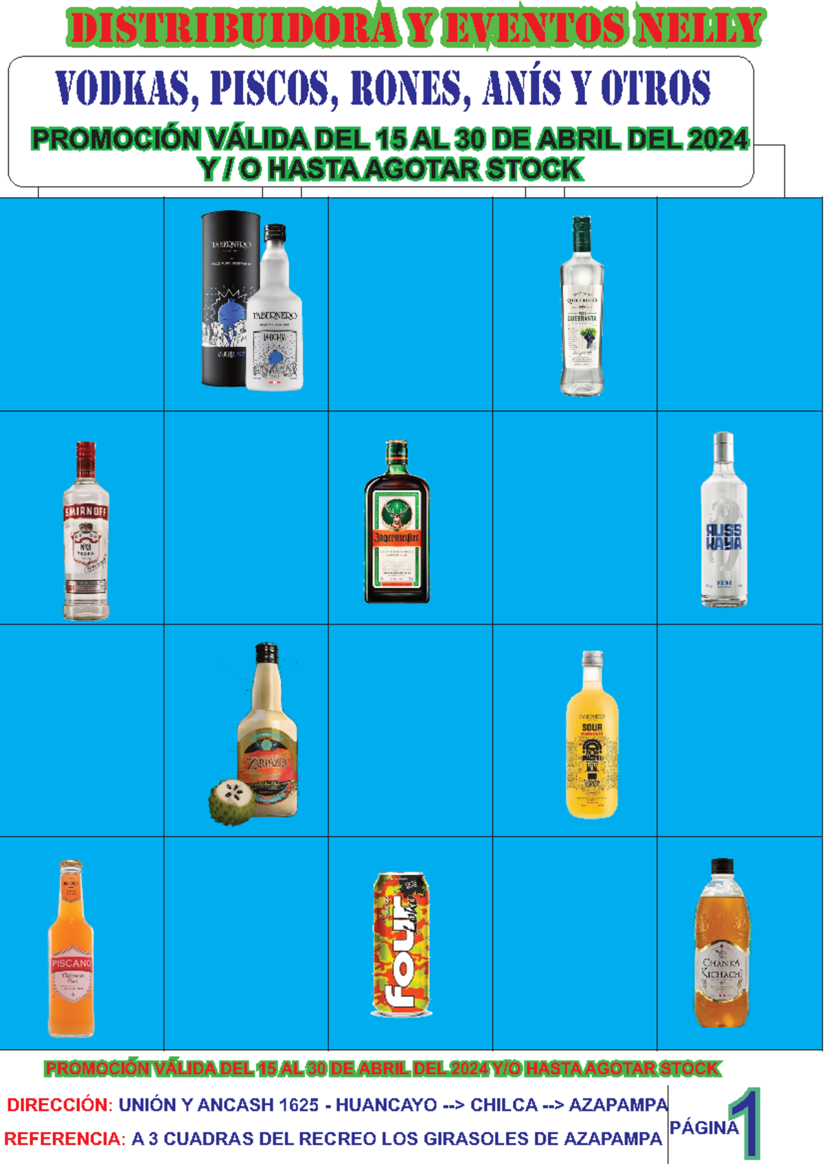 Catalogo Vodkas Piscos, Rones y Otros Abril 2024 - REFERENCIA: A 3 ...