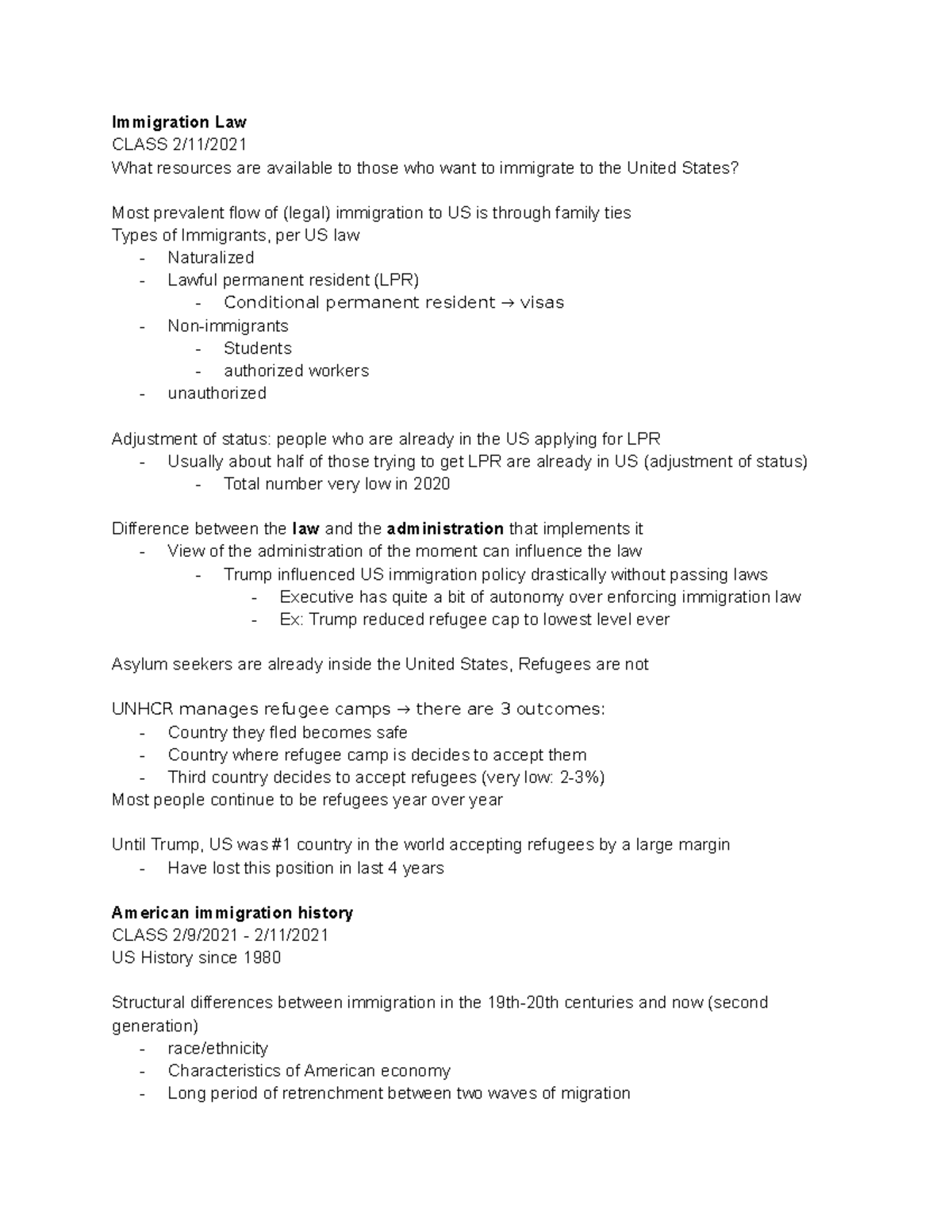 American Immigration History and Immigration Law - Immigration Law ...