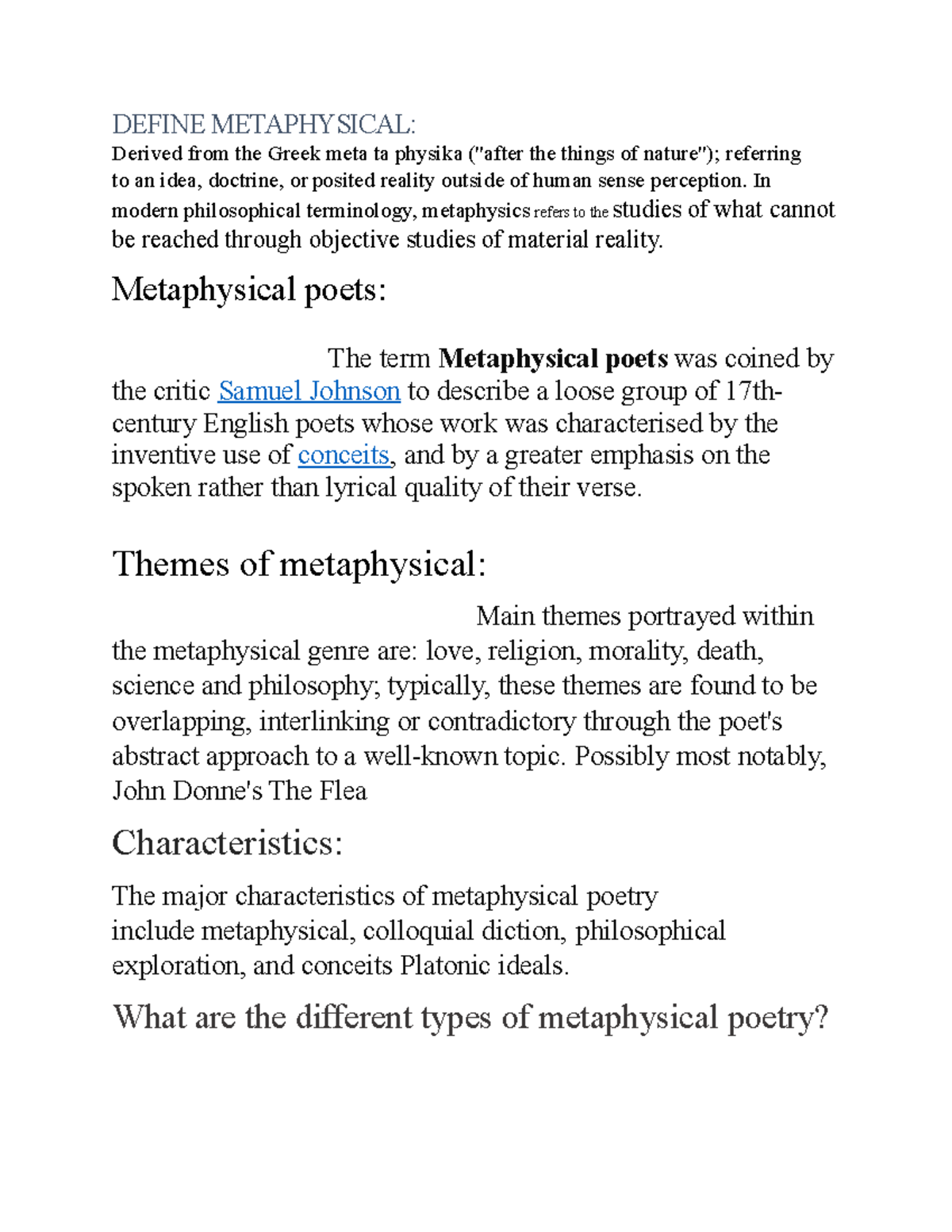 Define metaphysical - DEFINE METAPHYSICAL: Derived from the Greek meta ...