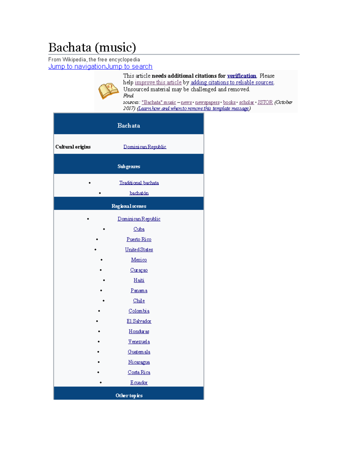 Bachata - Apuntes SRGDHFH - Bachata (music) From Wikipedia, the free ...