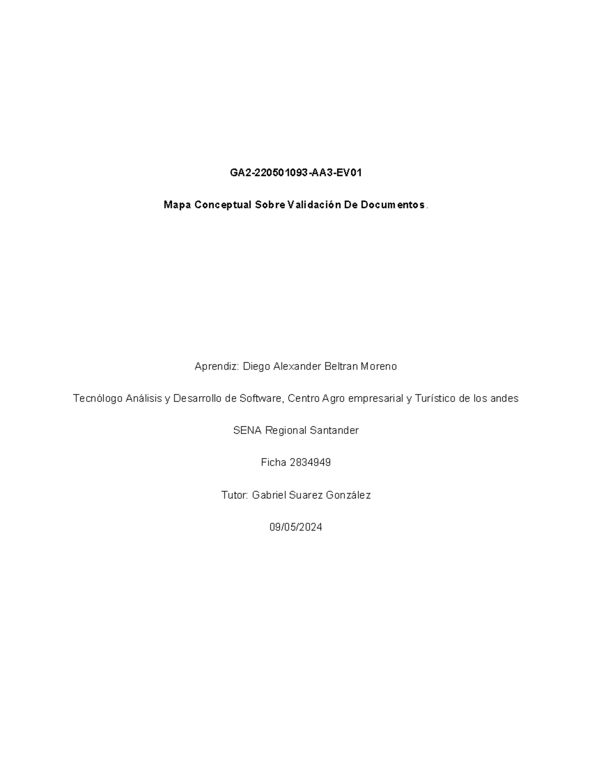 GA2 220501093 AA3 EV01 - GA2-220501093-AA3-EV Mapa Conceptual Sobre ...