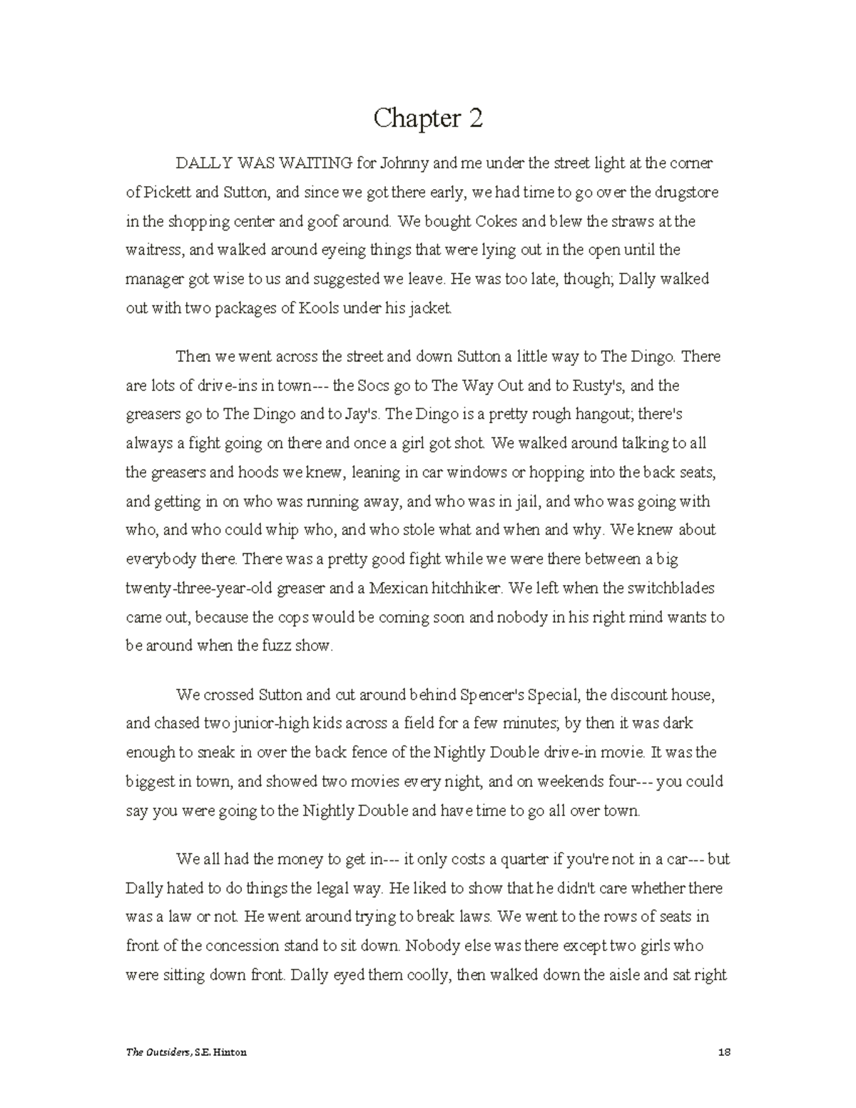 Kenny Rostro - s - sada - Chapter 2 DALLY WAS WAITING for Johnny and me ...