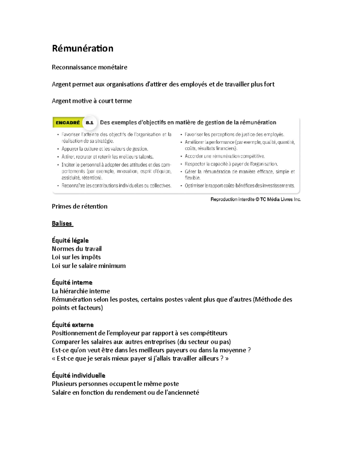 GRH avec ROCK BERARD - Rémunération Reconnaissance monétaire Argent ...