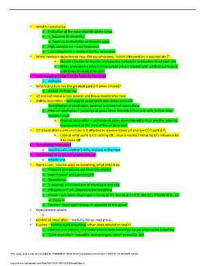 Immune System Review - Week 4 and 5 - Immune System The ability to ward ...