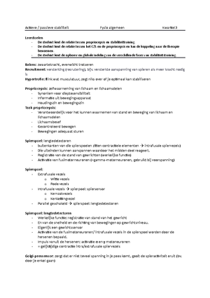 Samenvatting anatomie - Samenvatting anatomie Anatomische houding, dit ...
