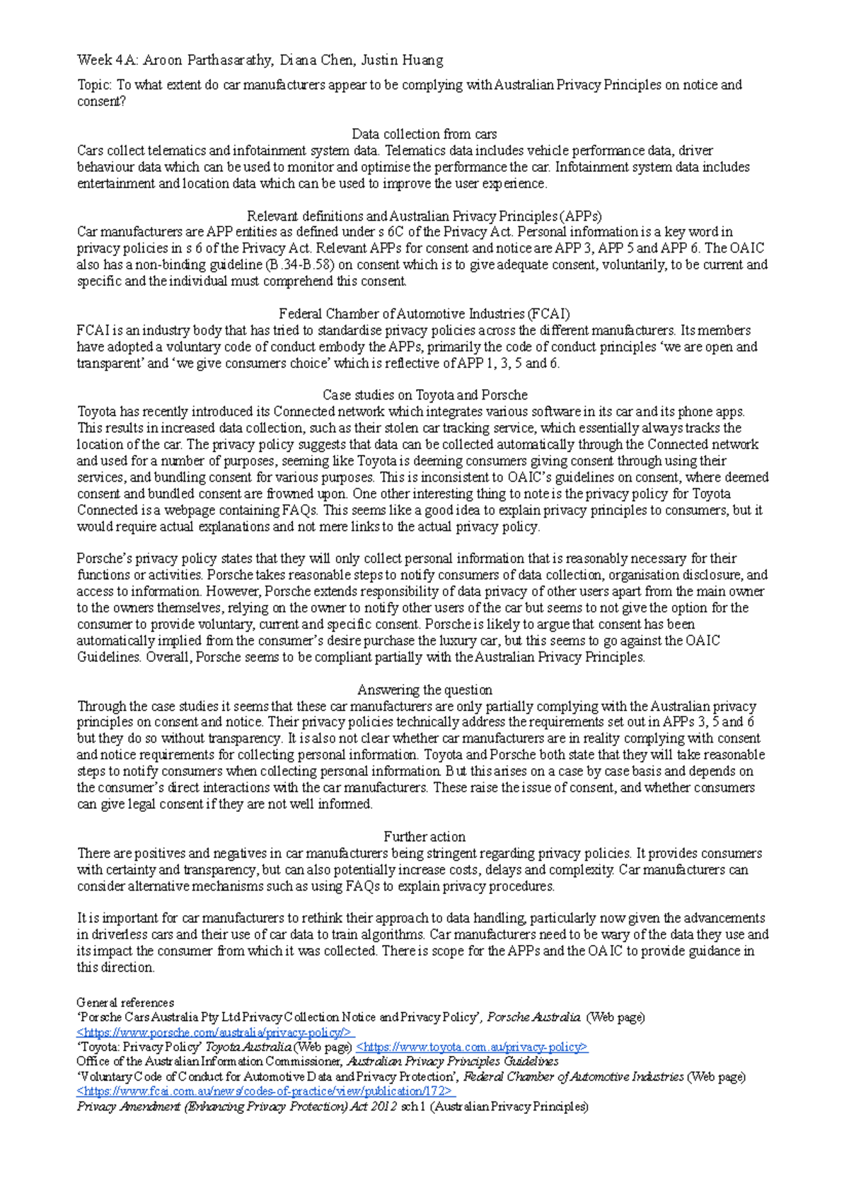 One-page-summary - Course Notes Summary on the first half group ...