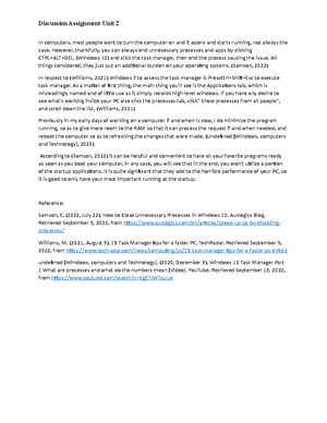 [Solved] Identify the true statement about Windows tasks a A common way - Operating Systems 1 ...