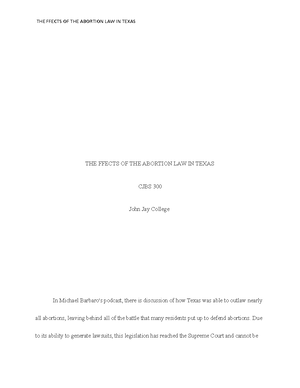 Chapter 8 Outline - CJBS 250- 4/14/ Chapter 8 Outline A. Introduction a ...