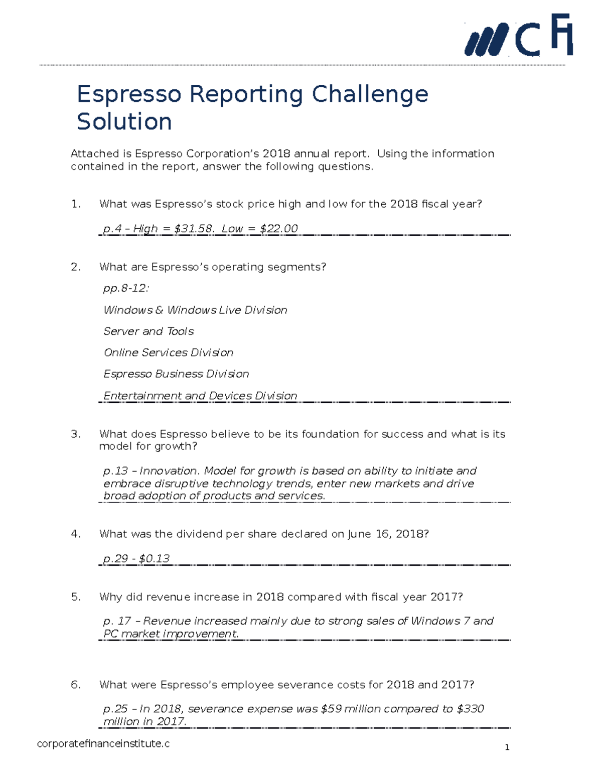 Espresso Software Reporting Challenge Solution-1556816245863 ...